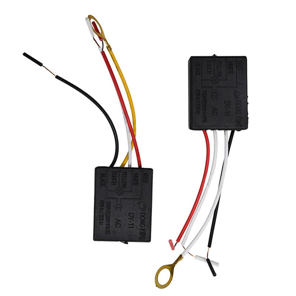 2PCS Bulbs Lamp Touch Control 1 Way ON/OFF AC 220V Table Light Parts ...