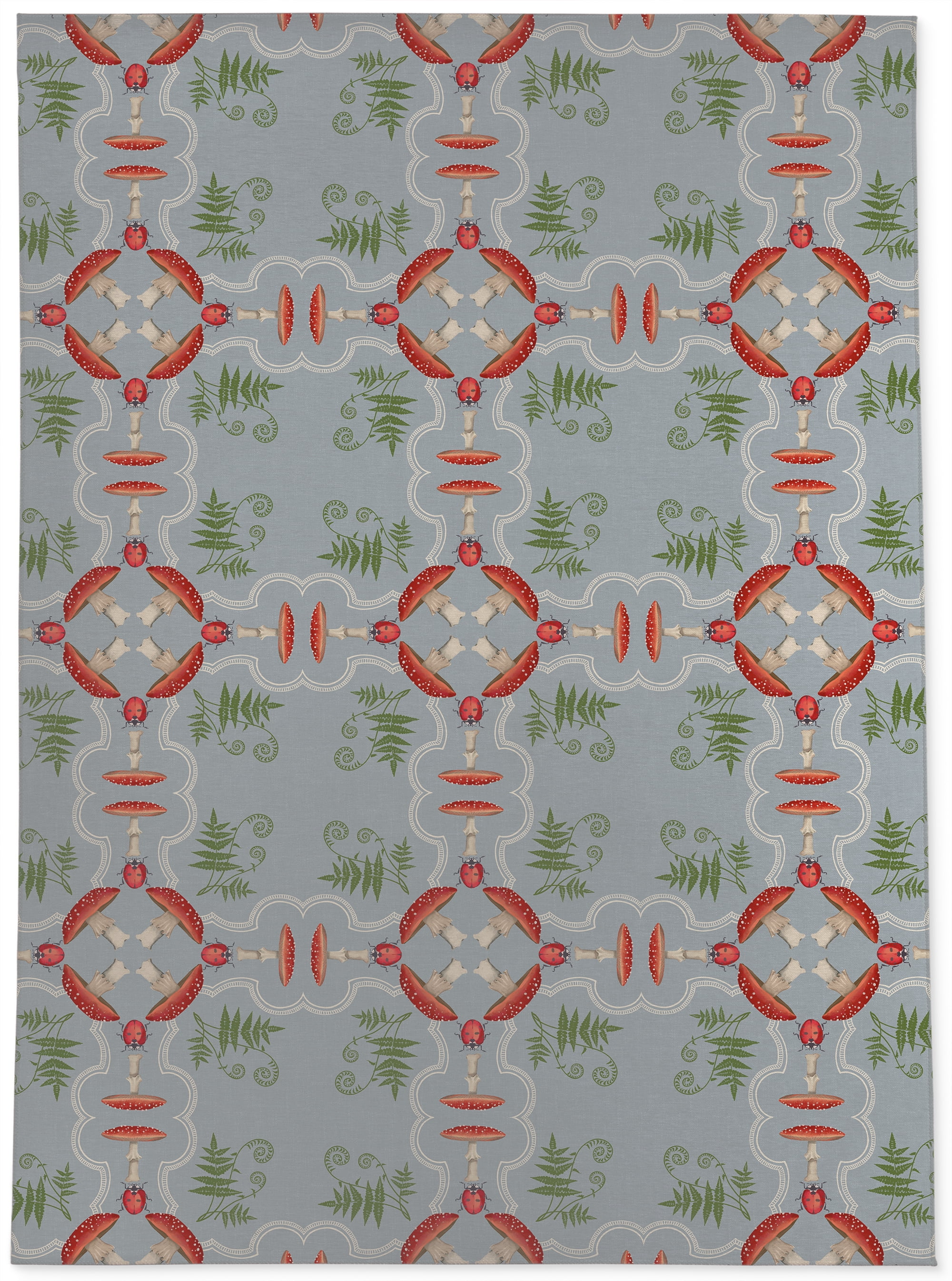MUSHROOM TILE SLATE SQUARE Kitchen Mat By Kavka Designs - Walmart.com