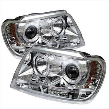 Spyder Pontiac Grand AM 99-05 Projector Headlights - LED Halo - LED ...