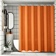 71x71in Flexible Plastic Shower Curtain, Water Repellent Bathroom Liner ...