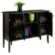 Winsome Wood Melba Buffet Cabinet, Sideboard, Coffee Finish - Walmart.com