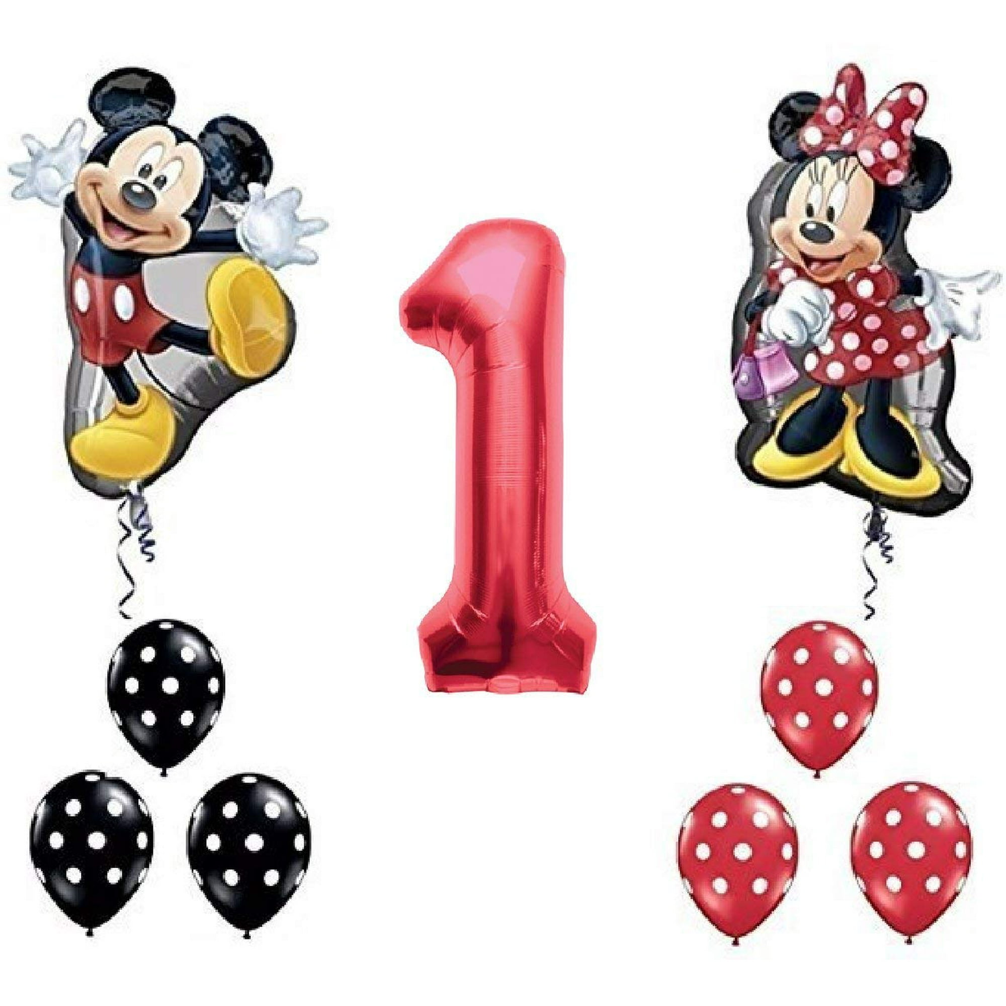 Minnie Mouse 1st Birthday Red