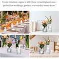 Glass Bud Vases Set of 16 - Assorted Small Mini Glass Vases for Flowers ...