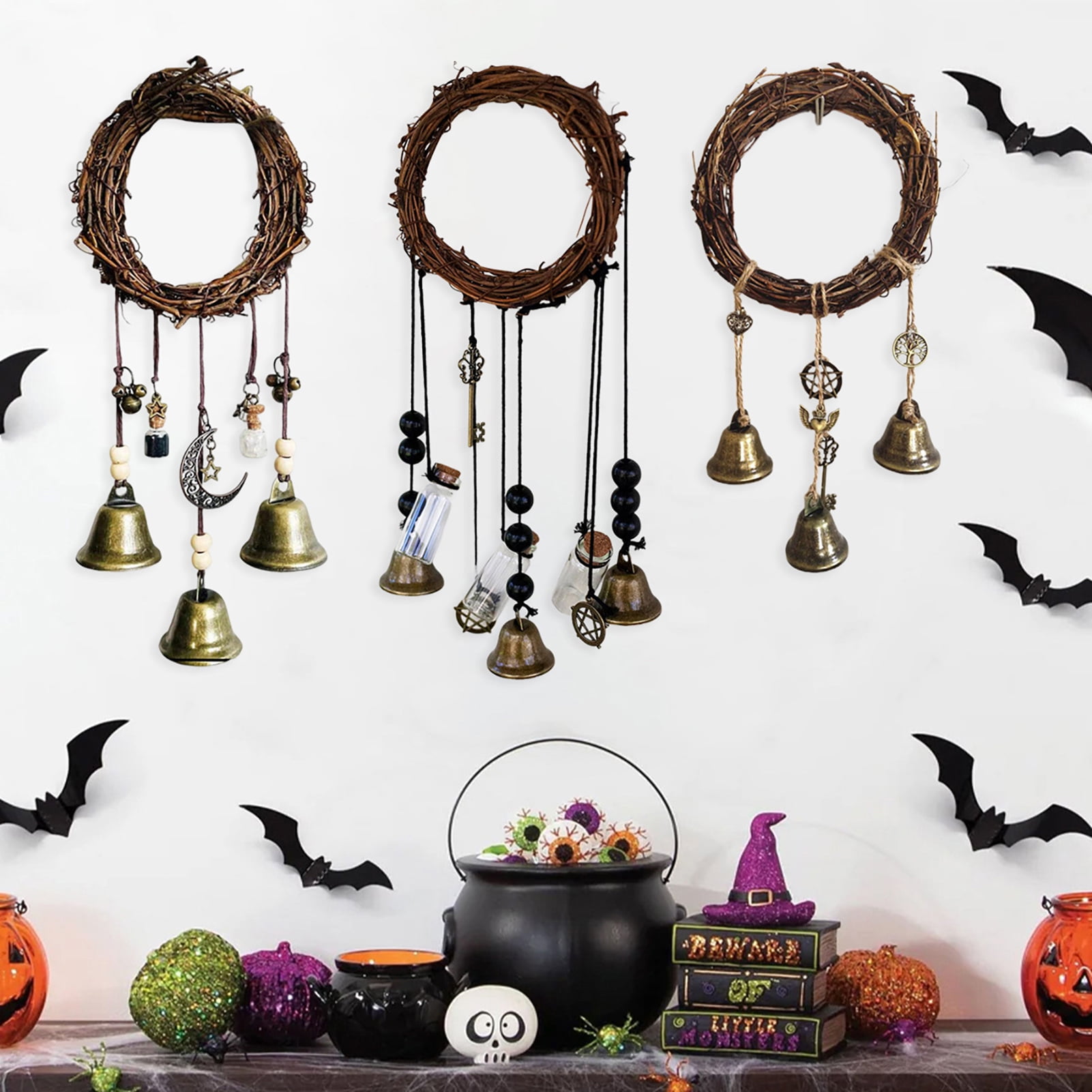 Click here for Unbranded Door Knob Witch Bell Home Protection Han... prices