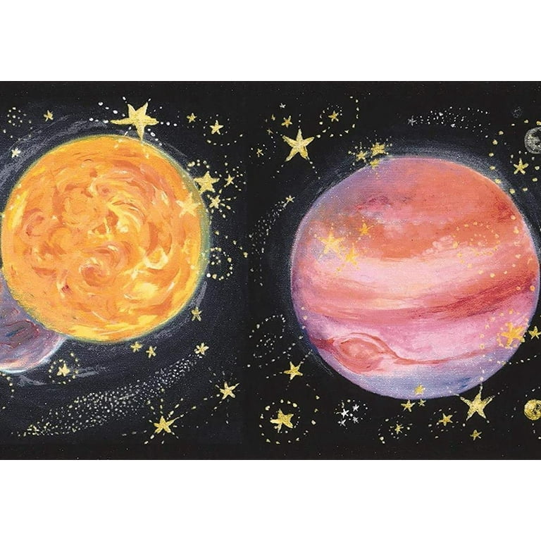 Solar System Wallpaper Border