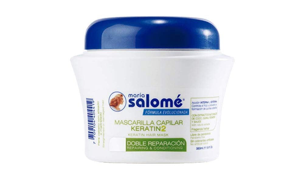 Maria Salome Keratin Hair Mask Repairing and Conditioning Mascarilla ...