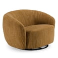 Norris - Modern Mustard Fabric Swivel Accent Chair - Walmart.com