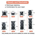 Stackable 7-Tier Indoor/Outdoor Vertical Garden Planter for Vegetables ...
