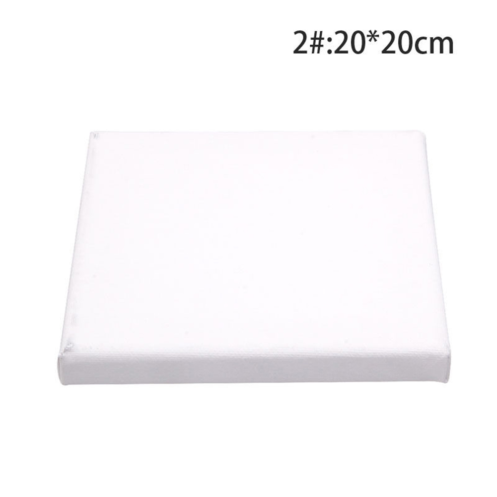 Aofa White Blank Rectangle Canvas Board Wooden Frame Art Artist Oil ...