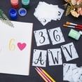 42Pcs PET Hollow Out Drawing Painting Stencils for DIY Scrapbook Photo ...