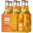 Bud Light Orange American Lager Beer 6 Pack 12 fl oz Glass Bottles 4.2% ...