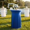 2Pcs 32" Highboy Cocktail Round Stretch Spandex Table Cover Table Skirt ...