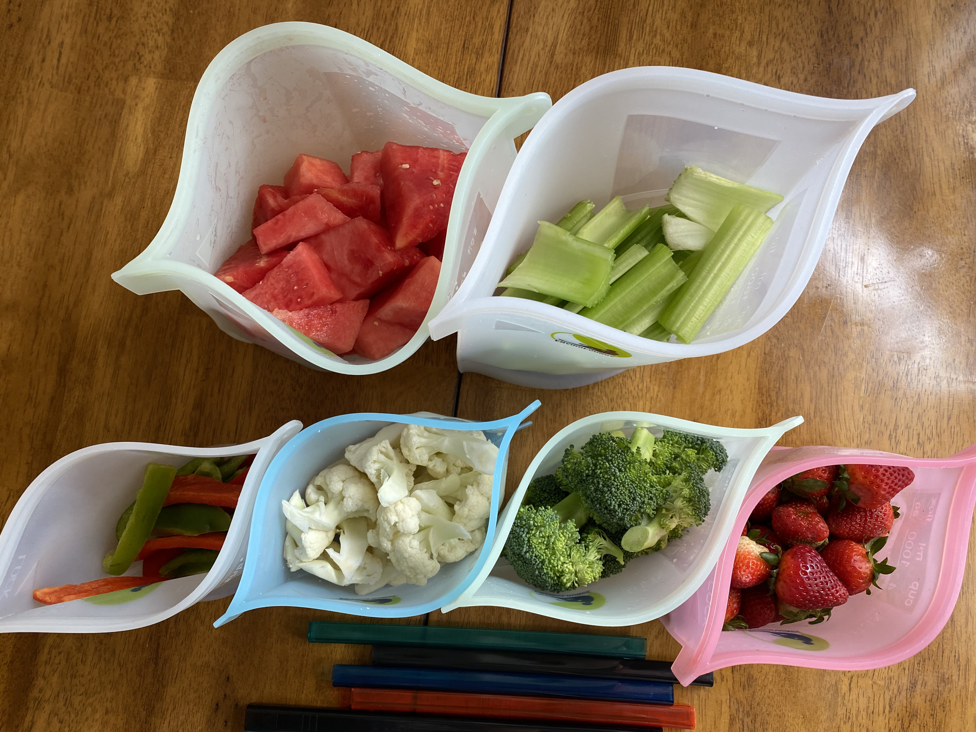 Reusable Silicone Food Storage Bags - Walmart.com