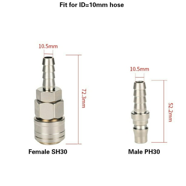 High Pressure Coupling C type Pneumatic Fitting Connectors Stainless ...