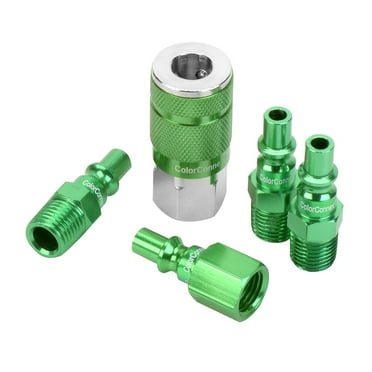 2 way Quick Connect 2 M Style Coupler Air Fitting Manifold with one ...