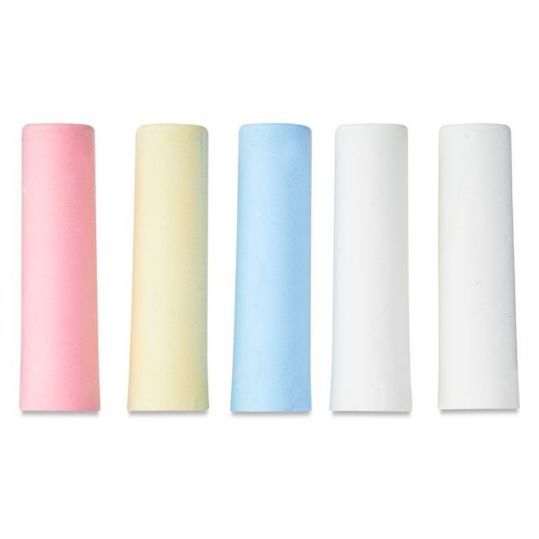 Coloured Chalk Chalk City Neon Sidewalk Chalk For Kids - 7 Colors In 20 ...