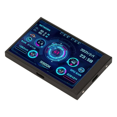 PC CPU Data Monitor, Detailed Information PC Temperature Display Screen ...