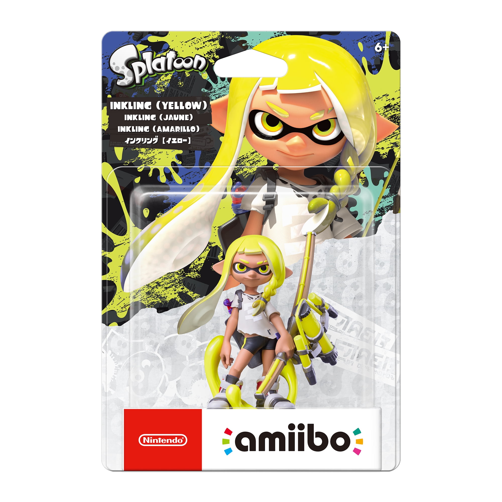 Nintendo amiibo Splatoon Inking(Yellow) Figure - Walmart.com