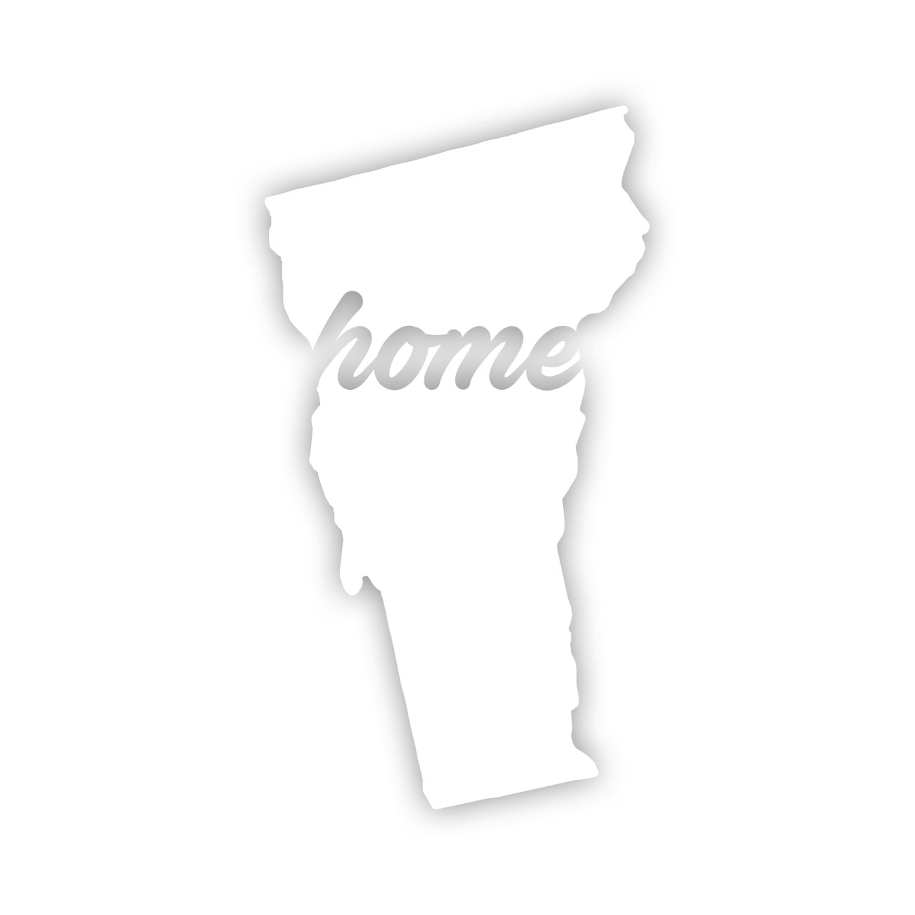 Vermont Home Sticker Decal Die Cut - Self Adhesive Vinyl - Weatherproof ...