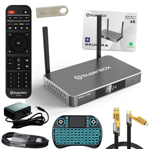 Superbox S6 Ultra 2025 Fully Loaded, Super Box S6ultra with Voice ...