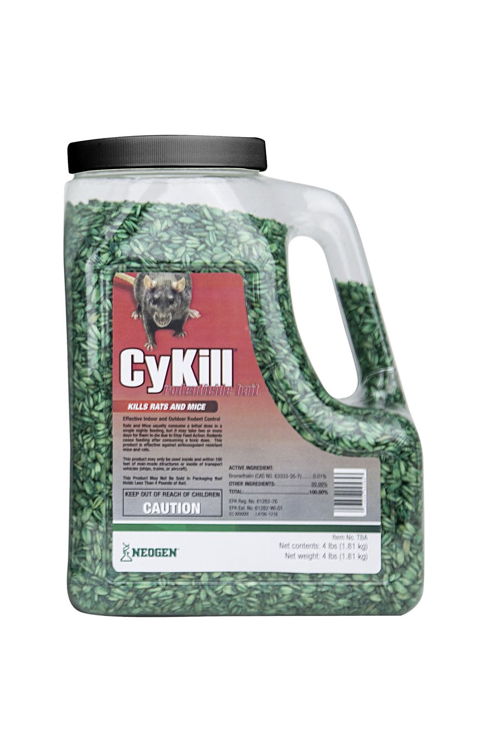 Cebo de brometalina Rodenticide Cykill, jarra de 1,8 kg | Walmart en línea