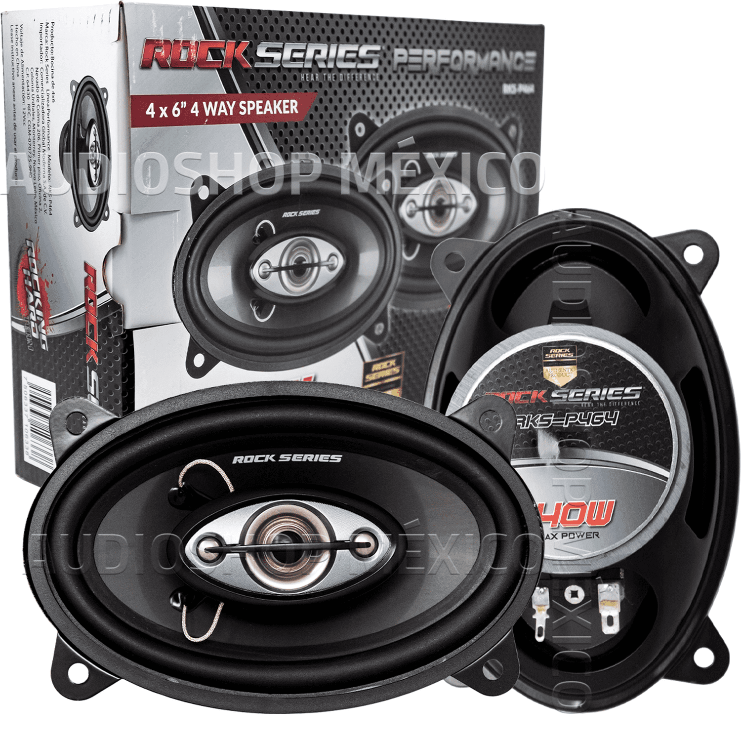 Bocinas Coaxiales Rock Series RKS-P464 120 Watts 4x6 Pulgadas Chevy ...