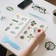 Sticker Collection Book Hand Account Release Paper with Tweezers and ...