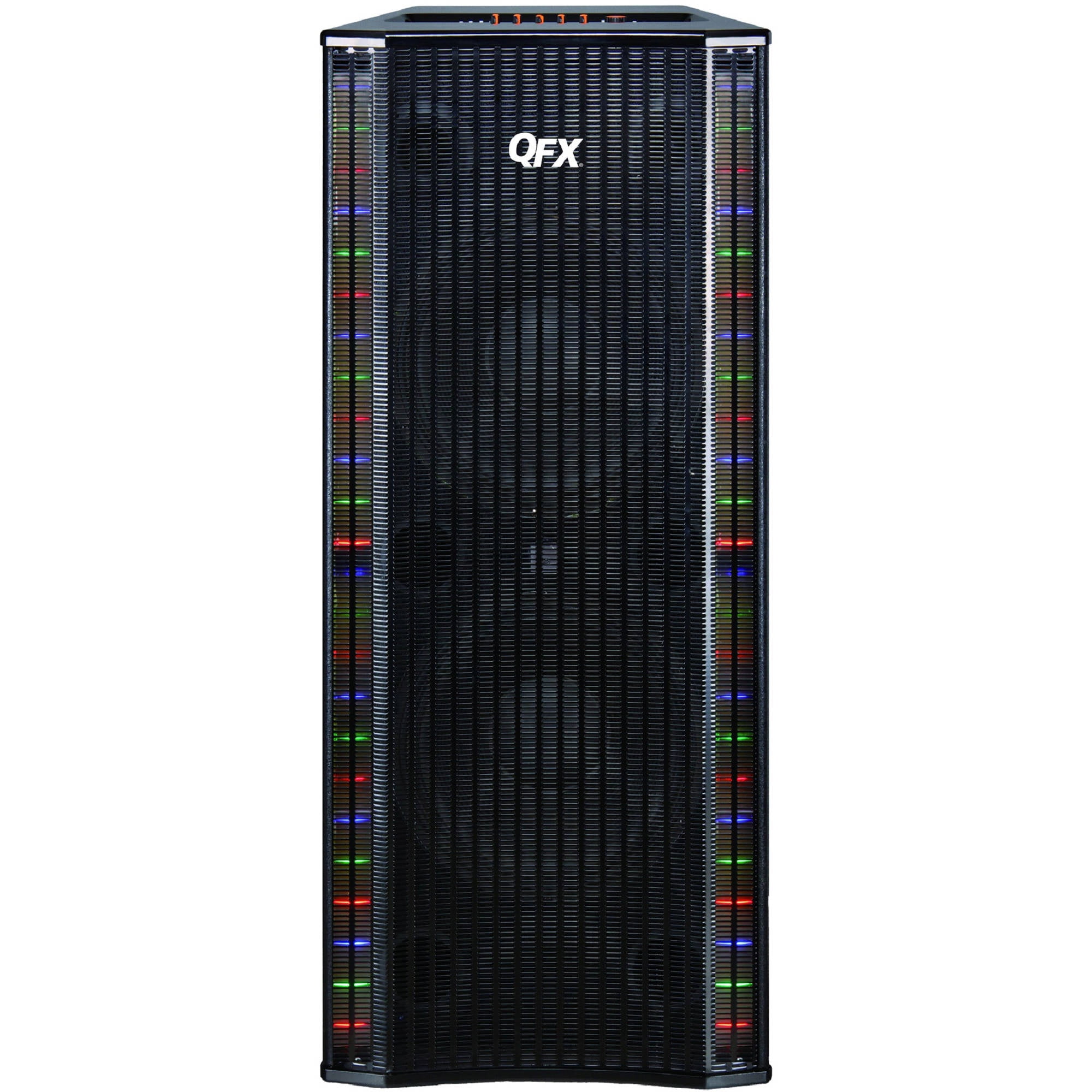 QFX Cabinet Bluetooth Speaker with Built-in Amplifier, Black - Walmart.com