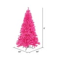 Vickerman Artificial Christmas Tree 6' x 44" Hot Pink Tree Dura-lit 350 ...