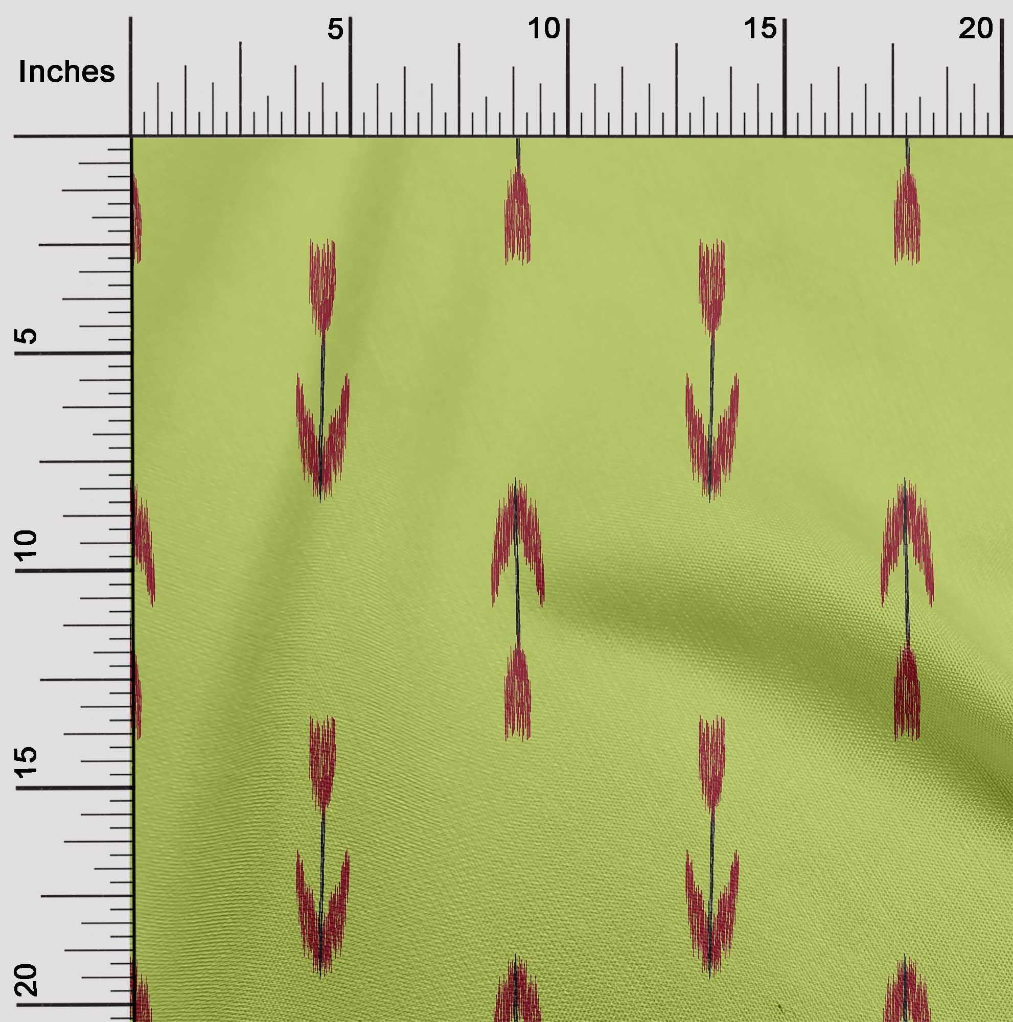 oneOone Viscose Chiffon Fabric Arrow Ikat Fabric Prints By Yard 42 Inch ...