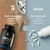 Omega 3 Platinum 180c 1000mg (certificado Ifos) B Life BLIFE Cápsulas ...