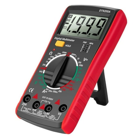 DT-9205A Multimeter Tester Digital Multimeter Hand Held LCD Multimeter ...