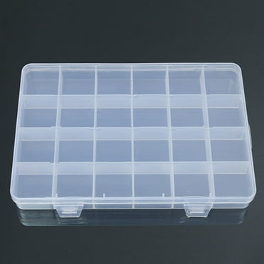 The Beadery Clear Plastic 32 Compartment Storage Box - Walmart.com