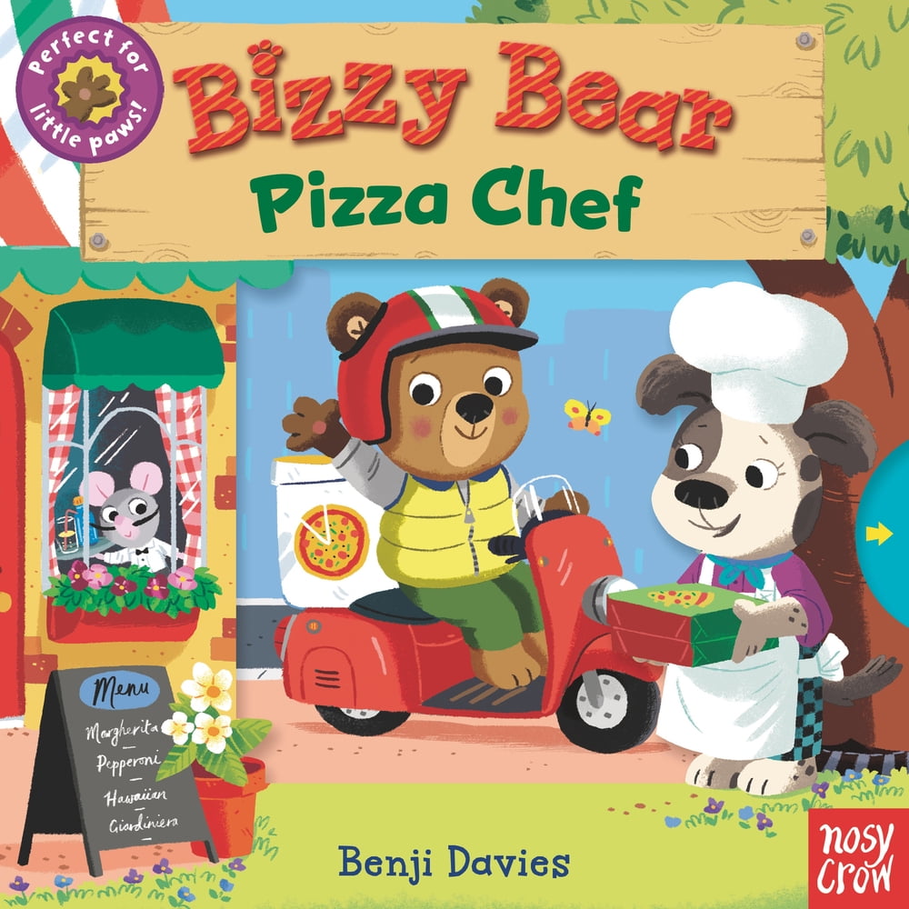 Pre-Owned Bizzy Bear: Pizza Chef: (Interactive Board Book for Toddlers ...