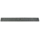 GroundSmart Curb Landscape Edging, 4' Gray Rubber Garden Edging Border ...
