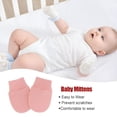 TELOLY Baby Anti-scratch Face Gloves Protective Spandex Cotton Newborn ...