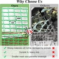 Garden Fence Temporary Fence, 4'x100' with 50 Zip Ties, Plastic Fencing ...
