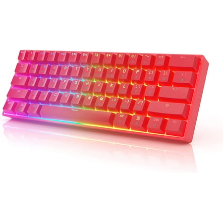 HK GAMING GK61 Mechanical Gaming Keyboard 60 Percent | 61 RGB Rainbow ...