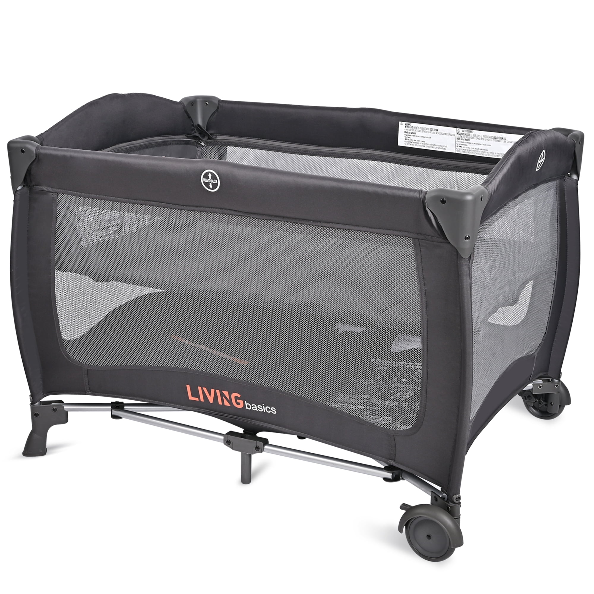 Click here for Livingbasics 2-In-1 Foldable Baby Playard With Bas... prices