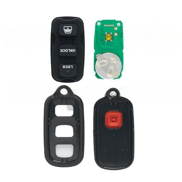 Black Car Key Fob Replacement for Toyota Sequoia 2001-2007, 4Runner ...