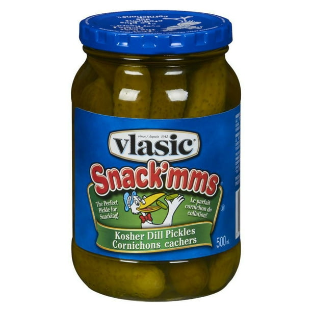 Vlasic Snack'mms Kosher Dill Pickles - Walmart.ca