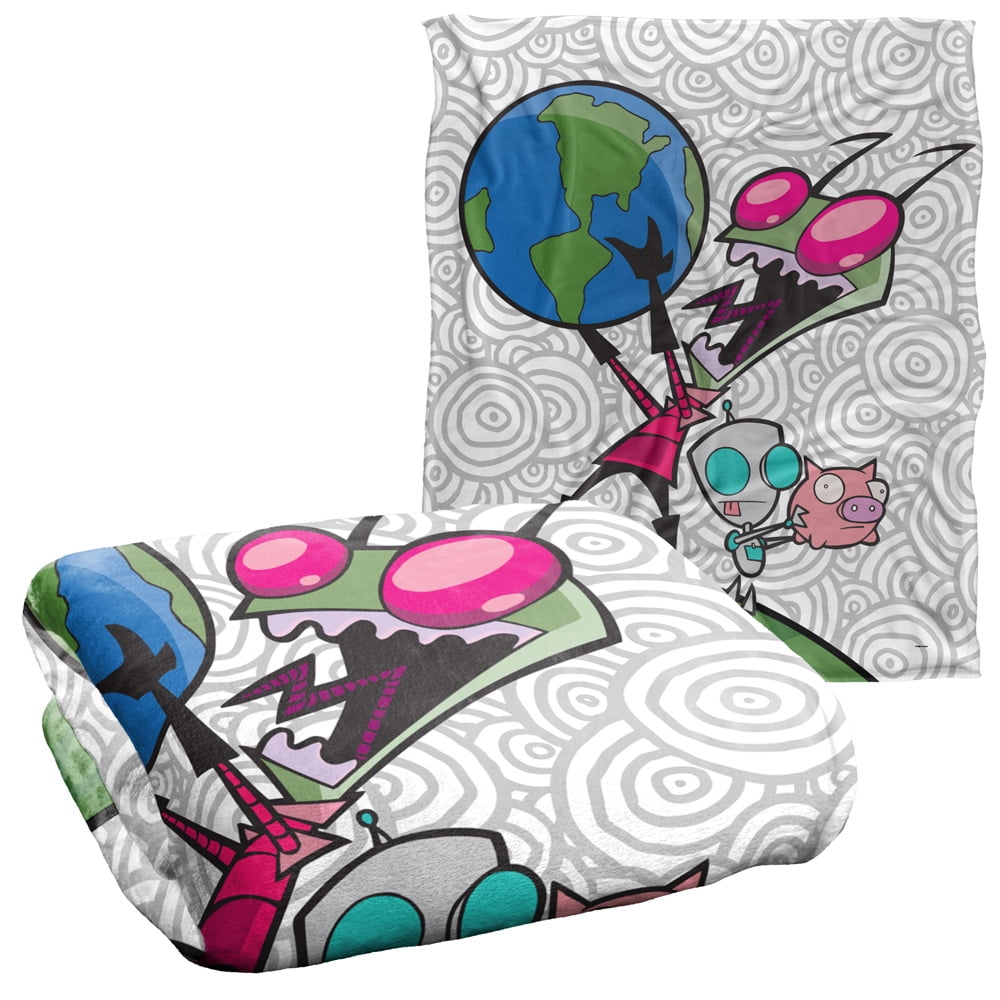 Invader Zim Blanket, 50"x60" Invader Zim and Gir Silky Touch Super Soft ...