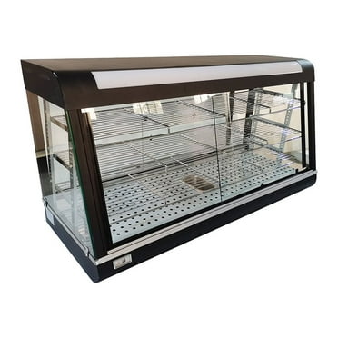 Techtongda 47" Commercial Desktop Food Display Cabinet Egg Tart Heating ...