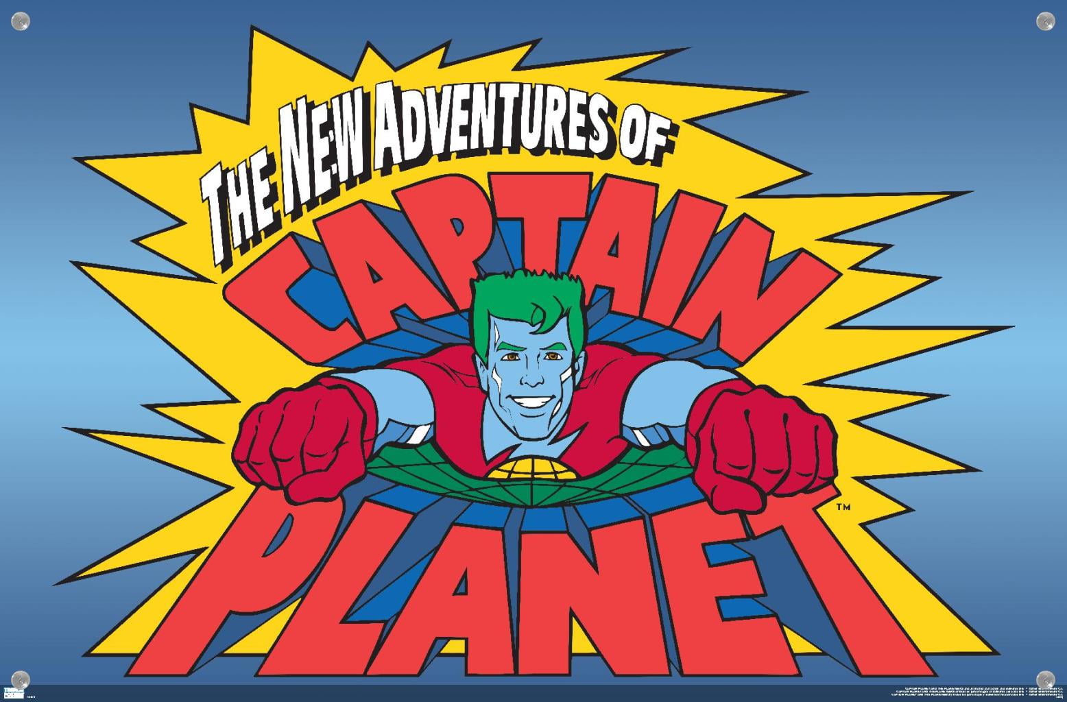 Captain Planet Logo Globe