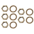 LeeQinersw Replacement Guitar Hex Nut Washer Set Accessory for Electric ...