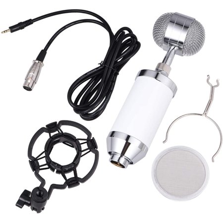 Condenser Microphone Computer Recording Mic Podcast Microphone ...