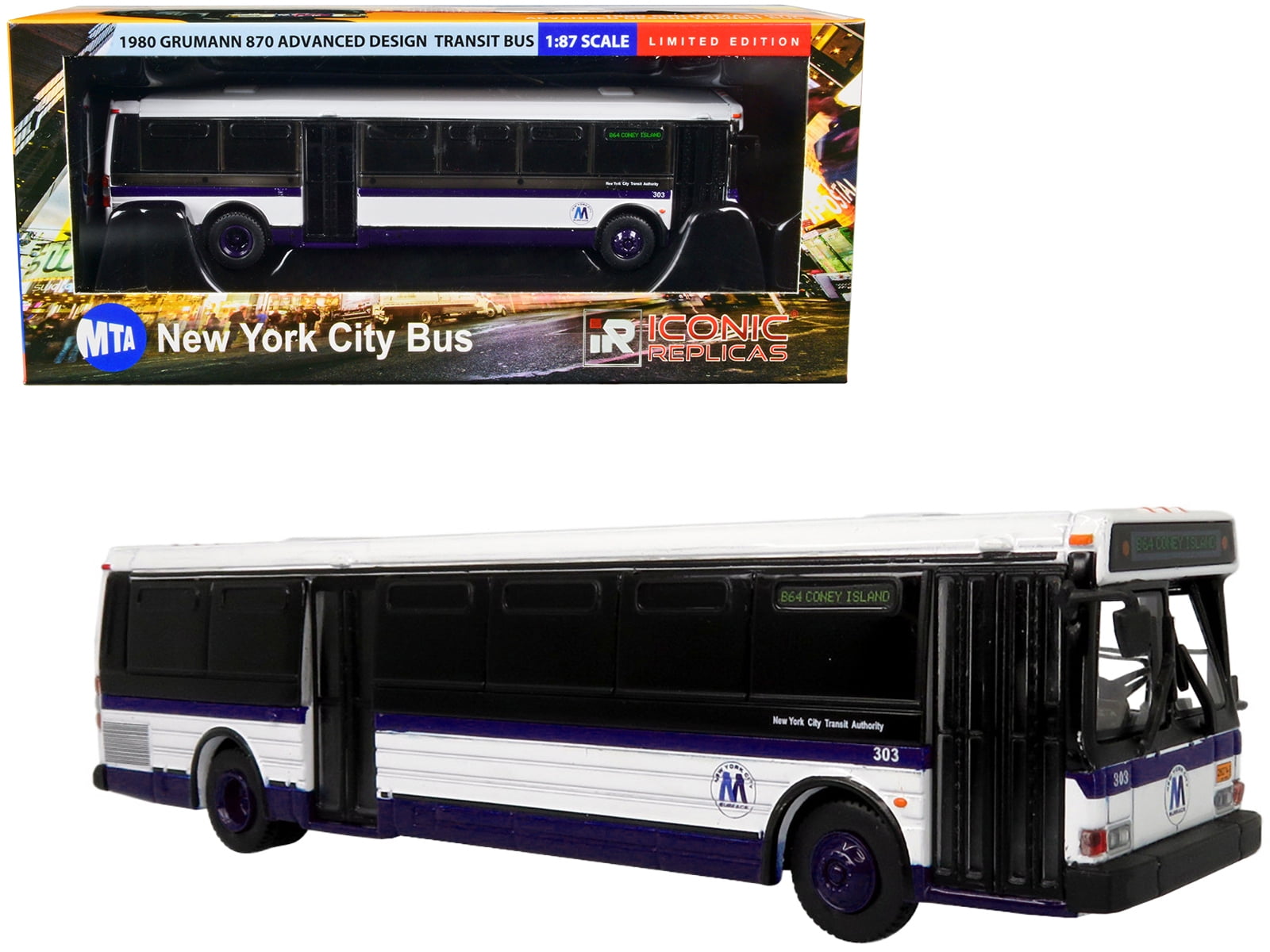 1980 Grumman 870 Advanced Design Transit Bus MTA New York City Bus "B64 ...