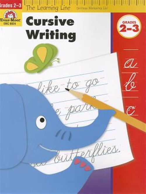 Pre-Owned Evan-Moor Learning Line: Cursive Writing, Grade 2 - 3 ...