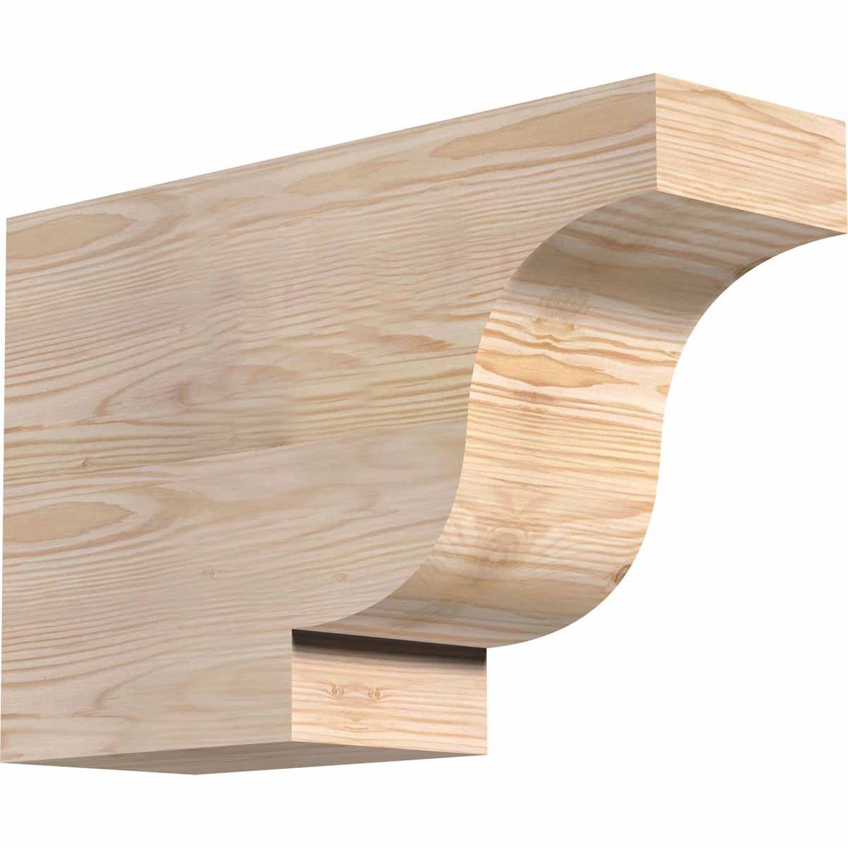 5 1/2"W x 12"H x 18"L Newport Smooth Rafter Tail, Douglas Fir - Walmart.com