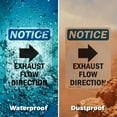(2 Pack) Exhaust Flow Direction Sign - Walmart.com